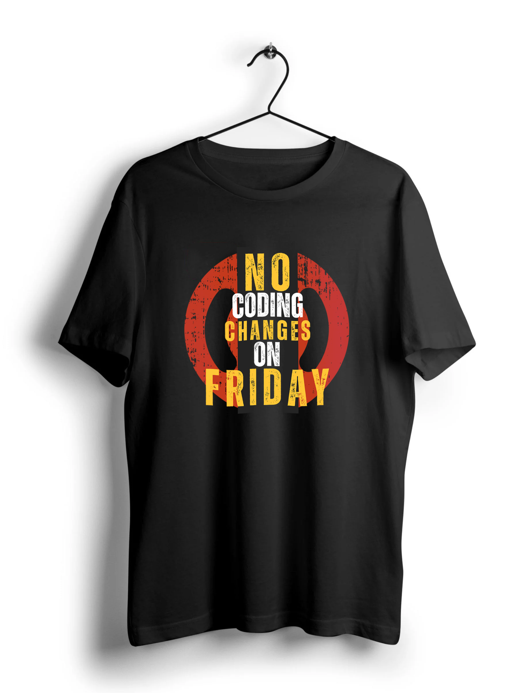 No Code Changes On Fridays Unisex Half Sleeve T-Shirt – The Pixel Fashion