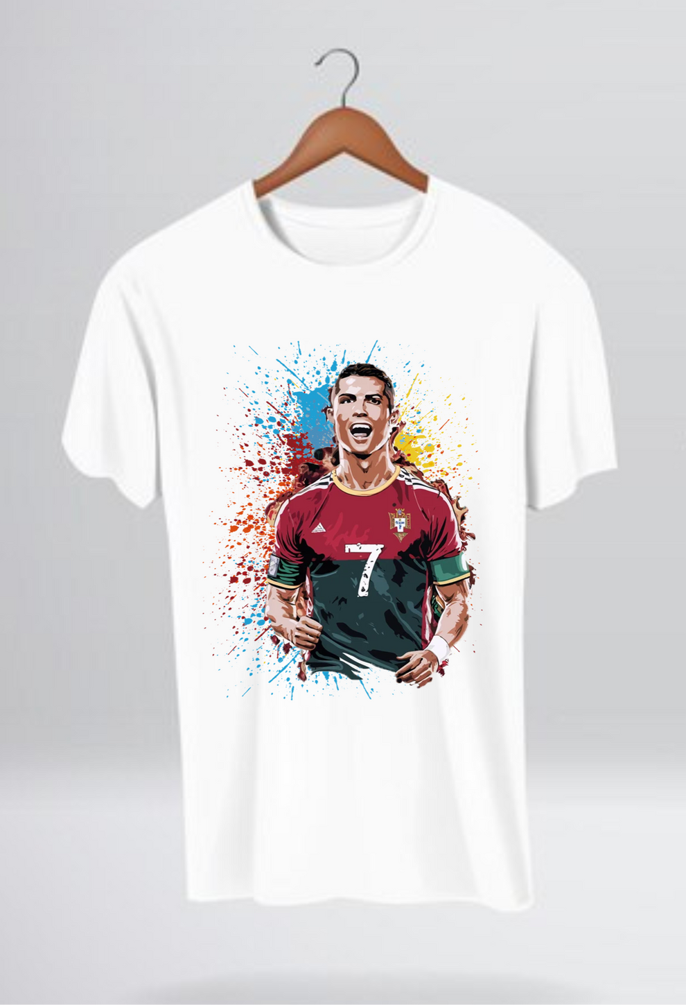Cristiano Ronaldo Unisex Half Sleeve T-Shirt – The Pixel Fashion